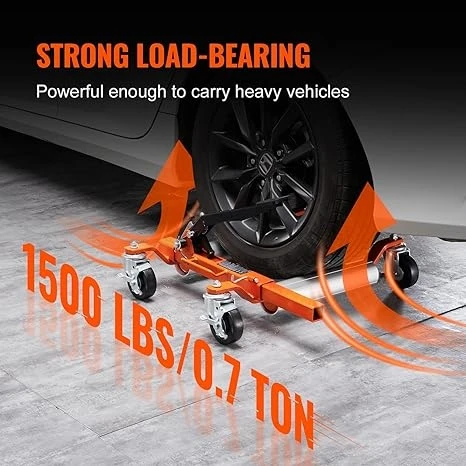 Ratcheting Wheel Dolly Auto Vehicle Positioning Moving Lift Jack 1500 ...
