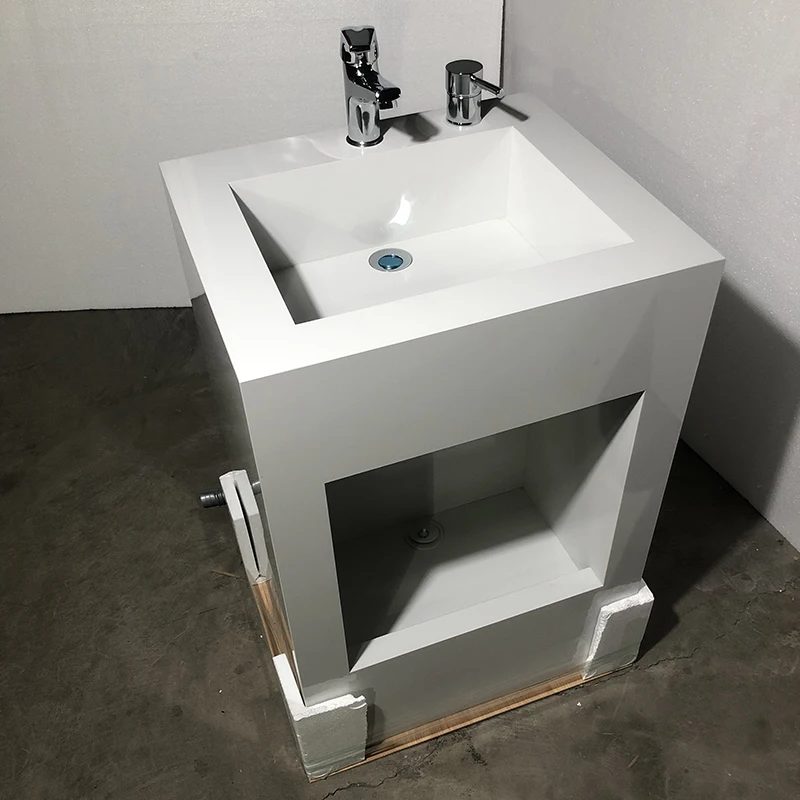 New Design Sintered Stone Pedestal Wudu Basin for Muslim Prayer