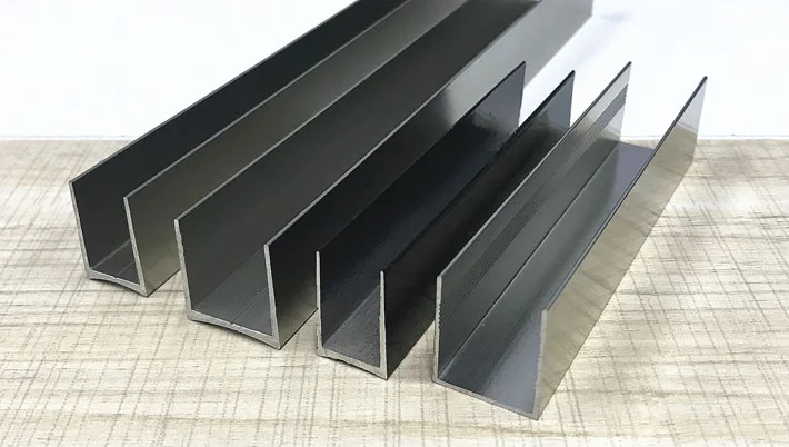 Stainless Steel Hairbursh Color Toilet Cubicle Partition U Channel For ...