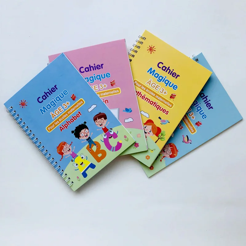 Magic Calligraphy Tracing Book - French Language Preschool