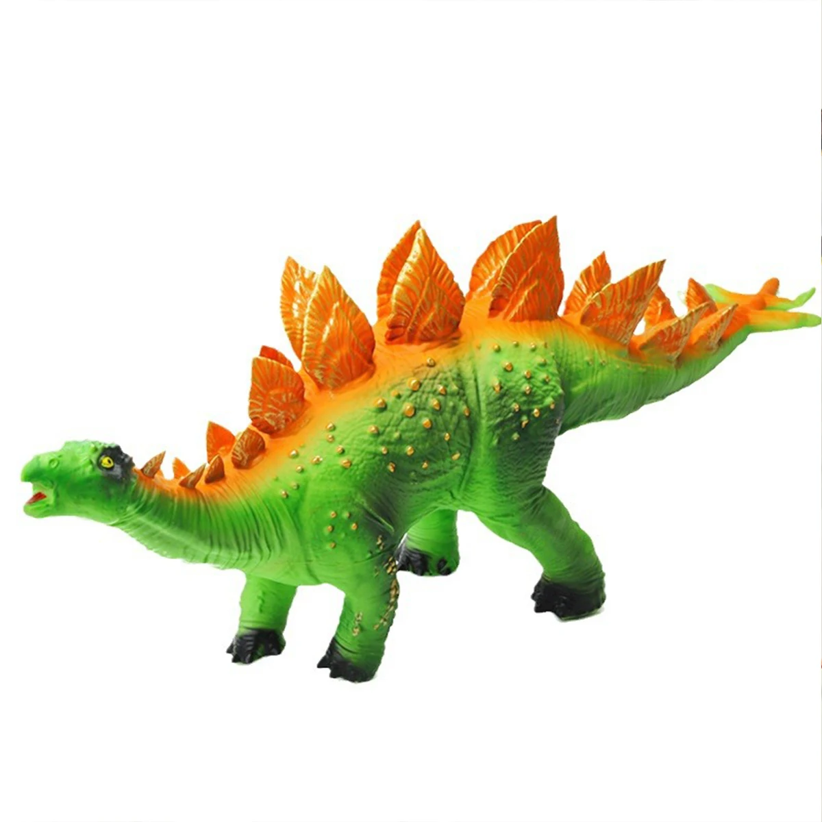 Cartoon Large Realistic Kids Dinosaurs Toys Soft Rubber Toy Dinosaur ...