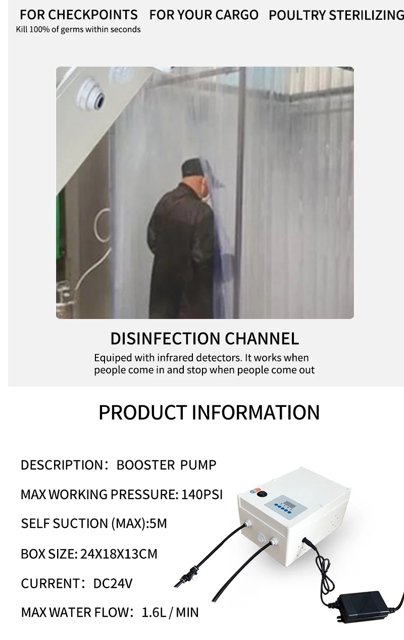 Mist Maker Cooling System - Efficient Garden Disinfection