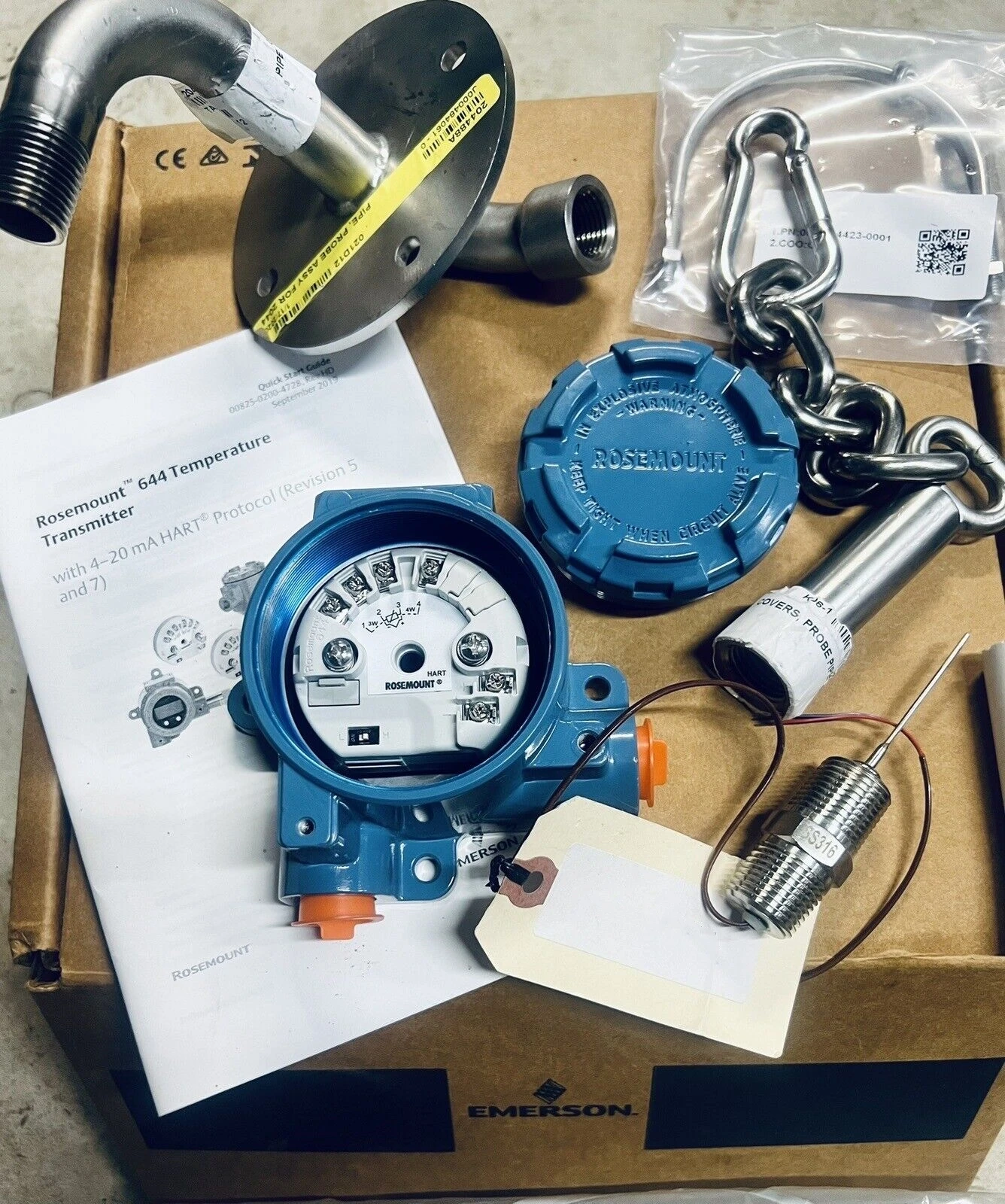 Fuel Gas Skid with Rosemount 644 Smart Temperature Transmitter