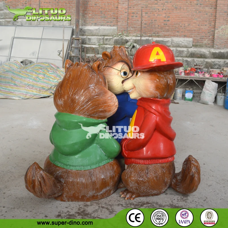 Fiberglass Alvin and the Chipmunks Statue - Lifelike & Durable