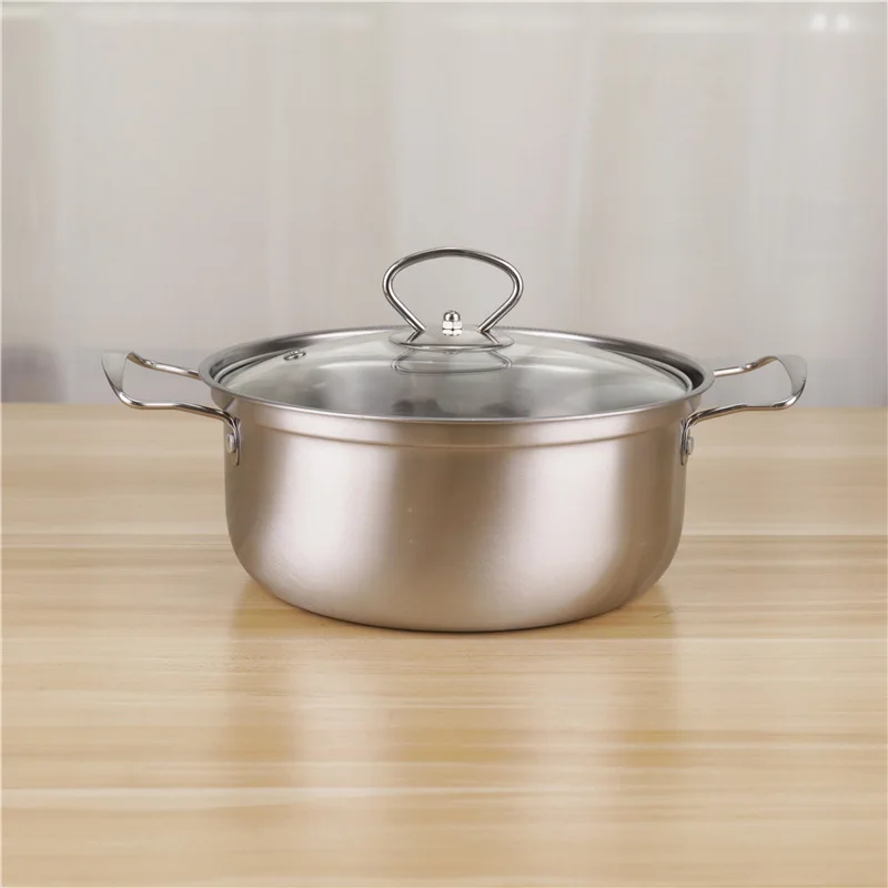 Stainless Steel Cookware Set Of 5 Piece Cooking Pot Set Home Kitchen ...