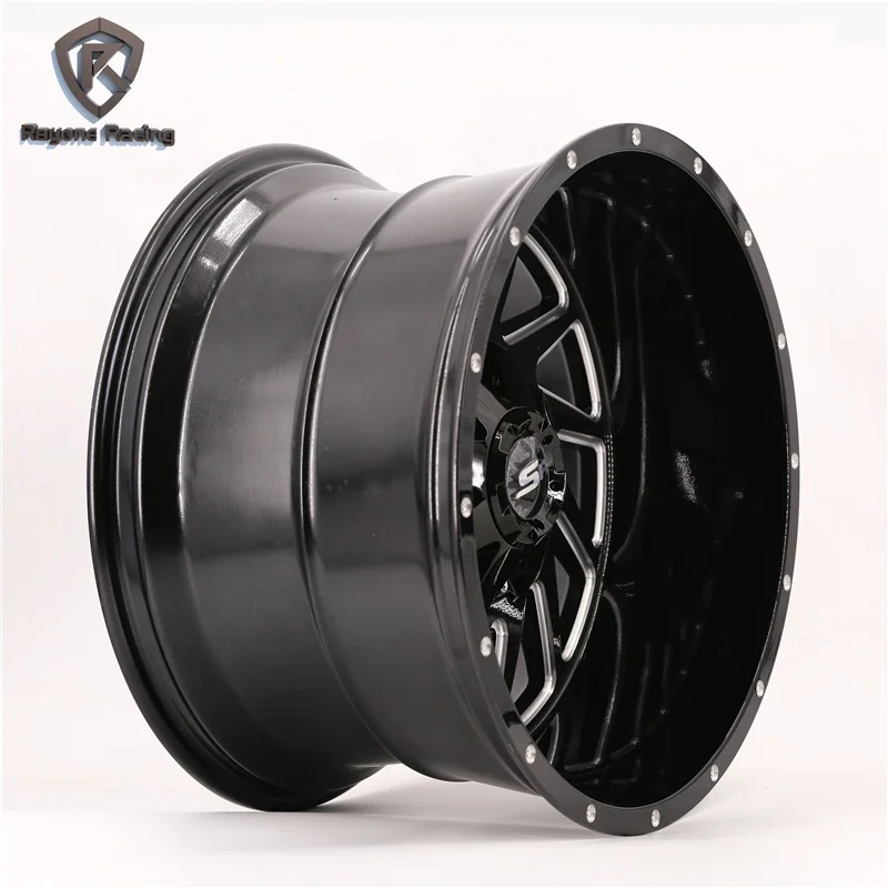 20 Inch Deep Dish Blank Hole Off Road Rims Milled Window With Rivets ...