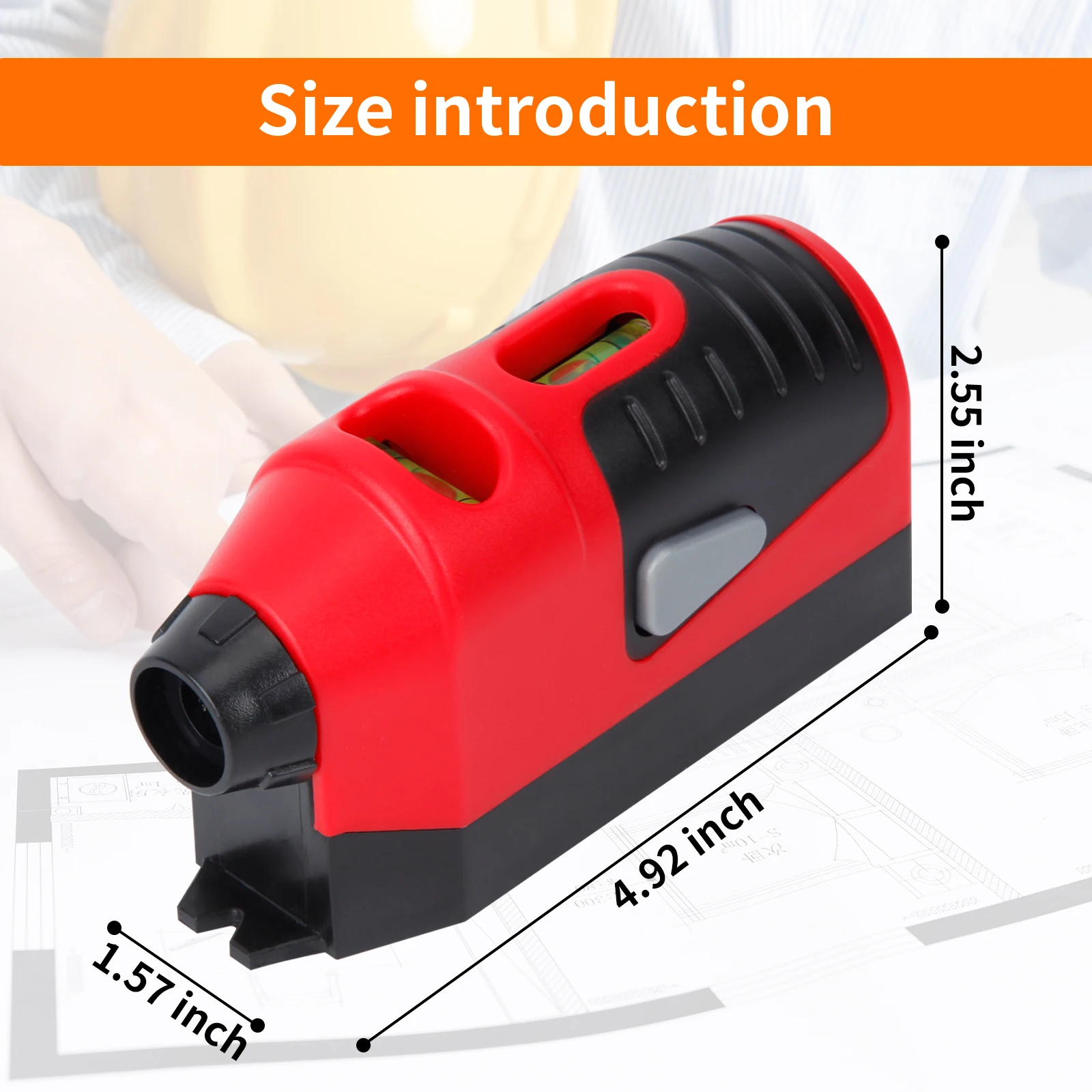 Red Beam Mini Laser Level - Precision Indoor Measurements