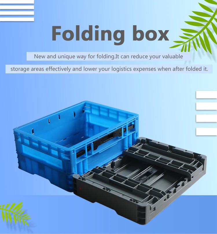 Heavy Duty Folding Plastic Containers Box Collapsible Crates For Fruits ...