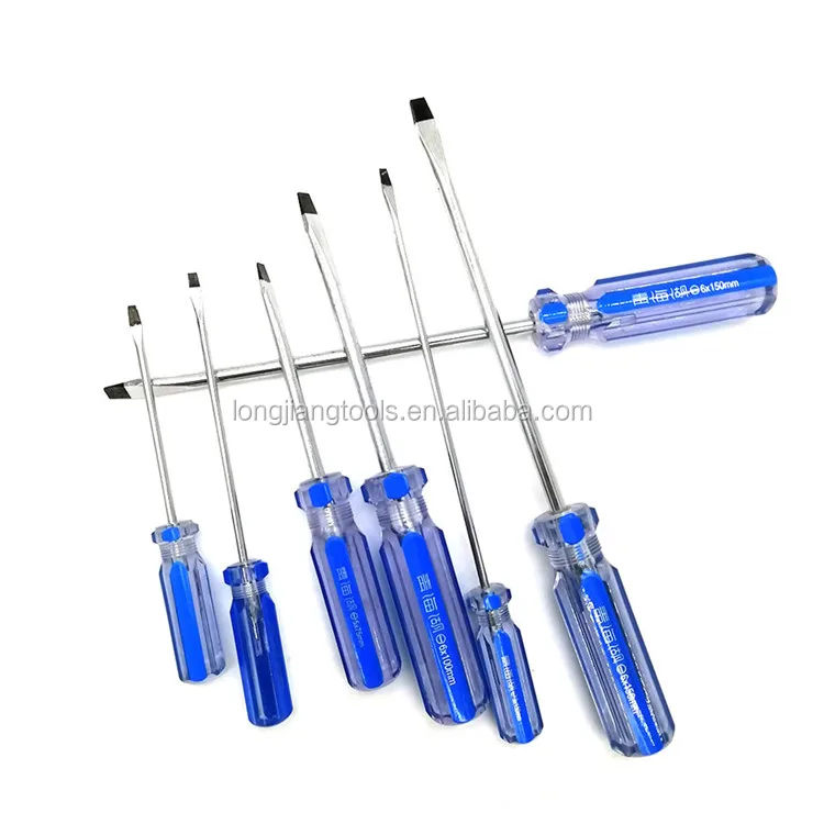 Factory Transparent Clear Plastic Handle Screwdriver With Black Head ...
