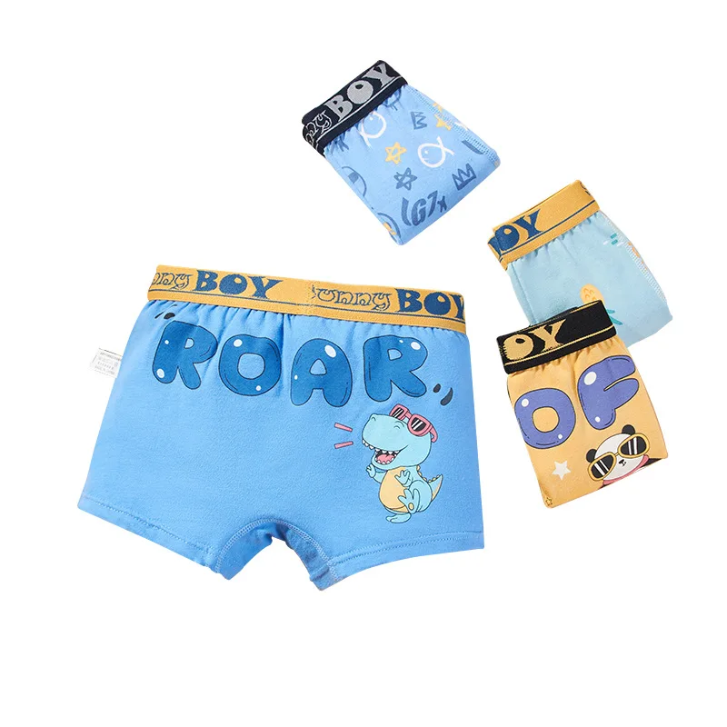 Cartoon Children Panties Little Boys Underwear Model Kids Boxer Shorts ...