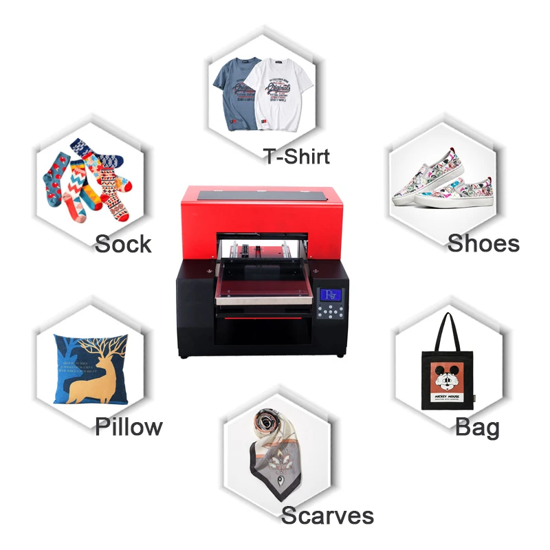 Portable Small Size A4 Printer Price Digital T-shirt Printing Machine ...