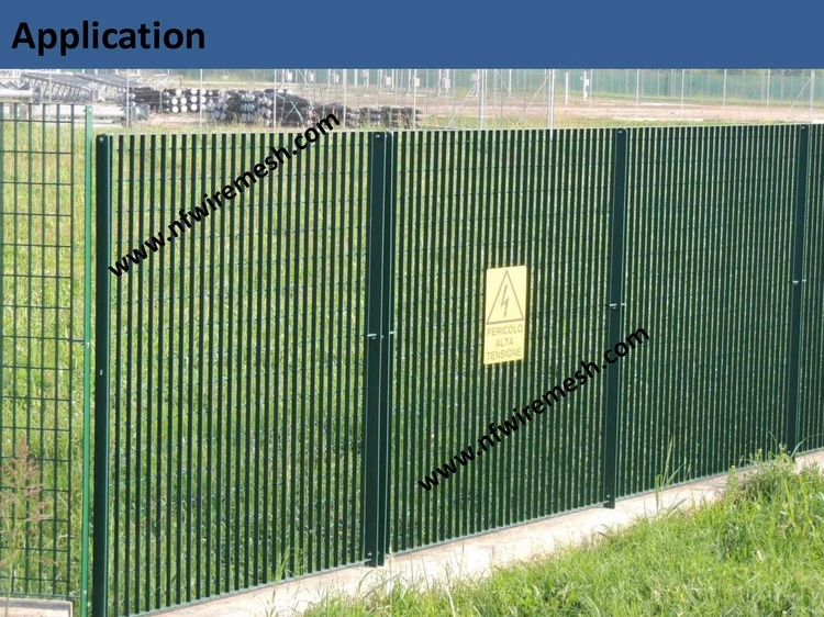 Galvanized Steel Boundary Wall Grill Design for Outdoor Decoration and ...