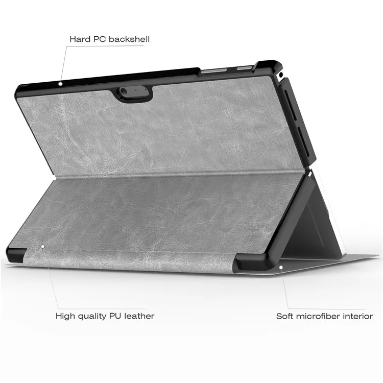 MoKo Smart Slim Shell Lightweight Stand Cover Case for Surface Pro 6/5 ...