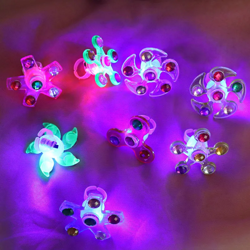 Led Fidget Spinner Ring Kids Toy Anxiety Ring Spinner| Alibaba.com