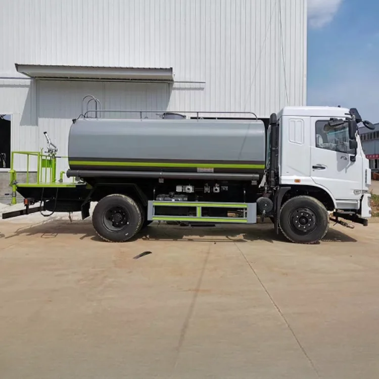 Dongfeng 12000l Water Tank Truck Green Spraying Water Truck - Buy 18000 ...
