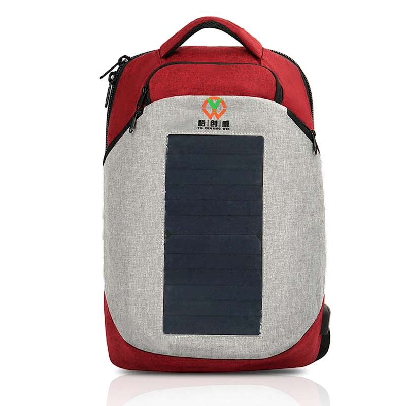 New Style Black Solar Panel Charging Hiking Camping Backpack Solar ...