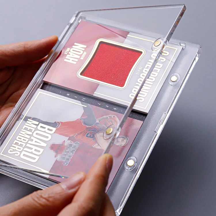 Vertical Booklet 130pt Magnetic One Touch Display Uv Protection Double ...