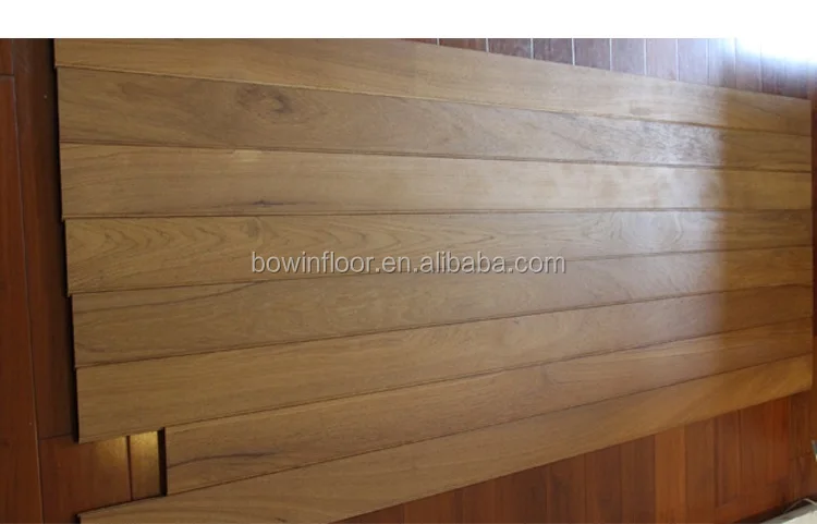 Real Wood Teak Exterior Wall Cladding - Durable & Stylish