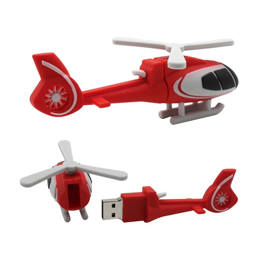 Factory New Pvc 3d Helicopter Shape Usb Flash Drive Memory Stick With ...