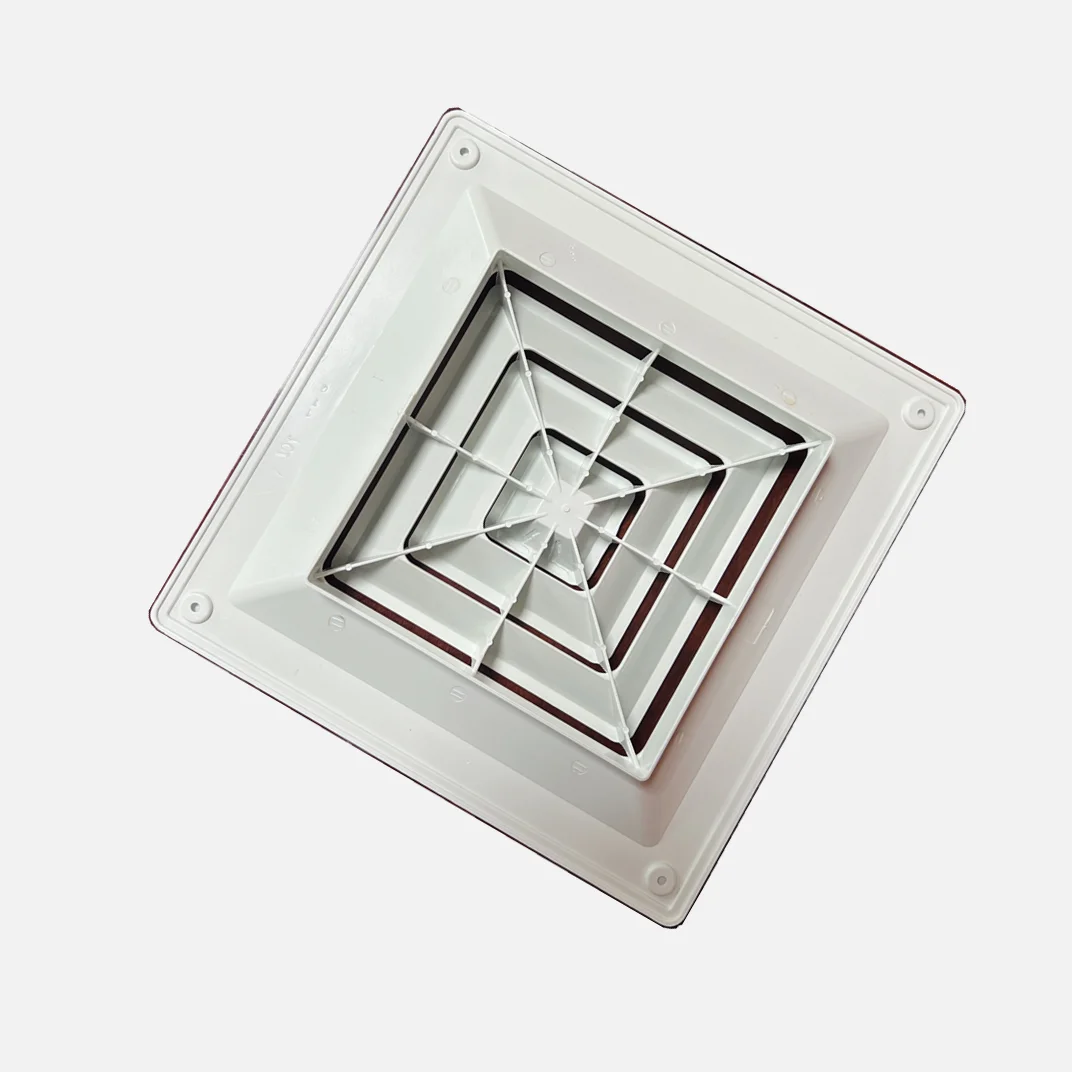 320*320*50 Mm Pvc Air Vent Square Ceiling Diffuser Air Conditioner ...