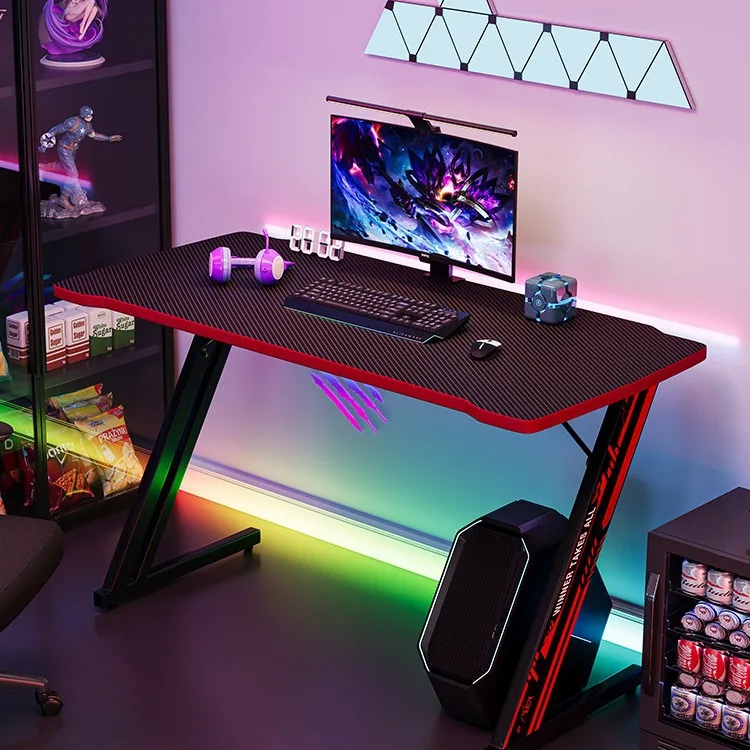 Custom E-sports Table Game Workbench Home Computer Desk For Bedroom ...