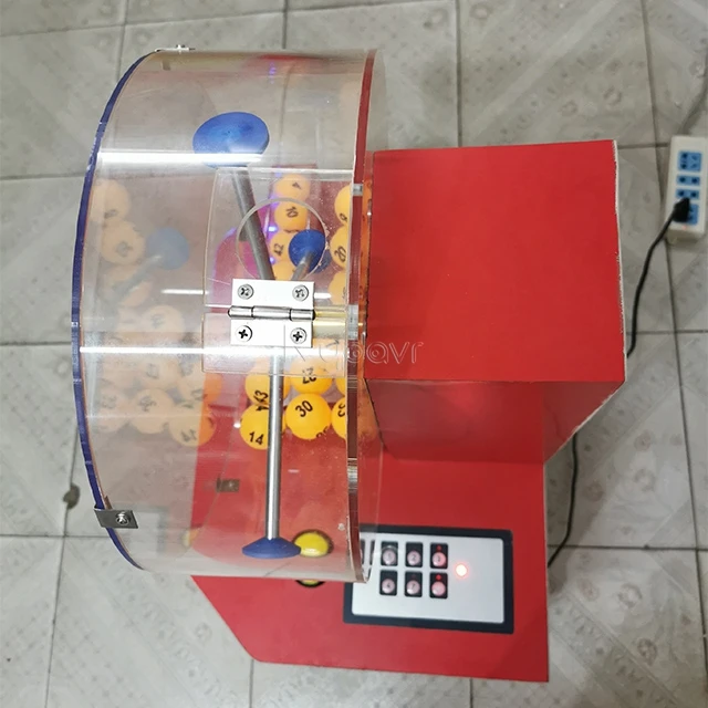 Gravity Pick 100 Big Ping Pong Lotto Ball Drawing Machine