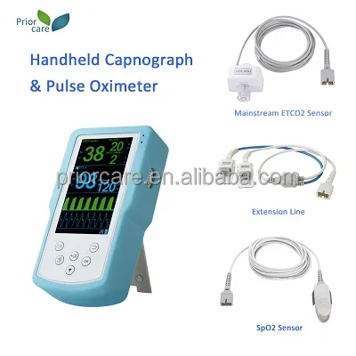 Handheld ETCO2 SPO2 Monitor - Portable Patient Vital Signs