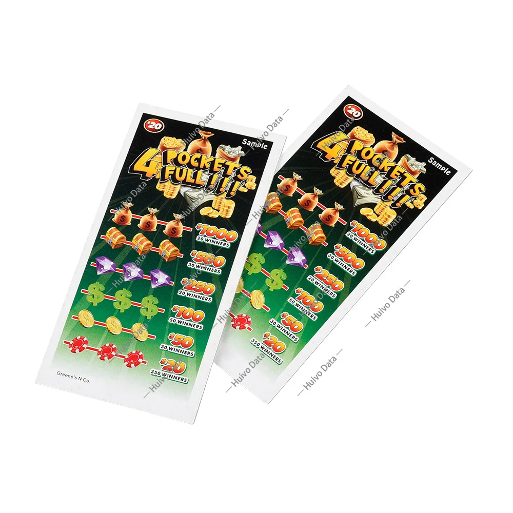 Wholesale Pull Tabs - Lottery Gambling Tickets Printing