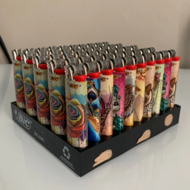 Bic Lighter Classic Full Size Assorted Colors Pack Of 50,J5 J3 J6 All ...