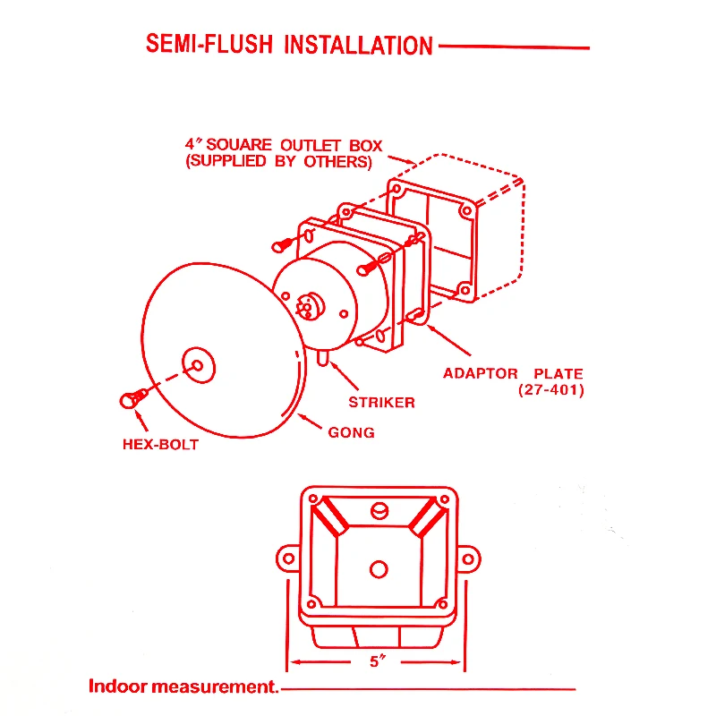 24v Electric Fire Alarm Bell With Strobe Light Conventional Fire Alarm ...