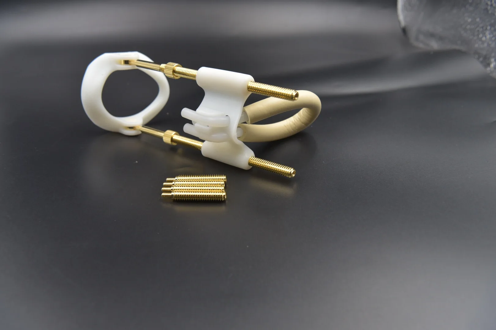 Golden and Sliver Penis Extender - Enlargement Dildo