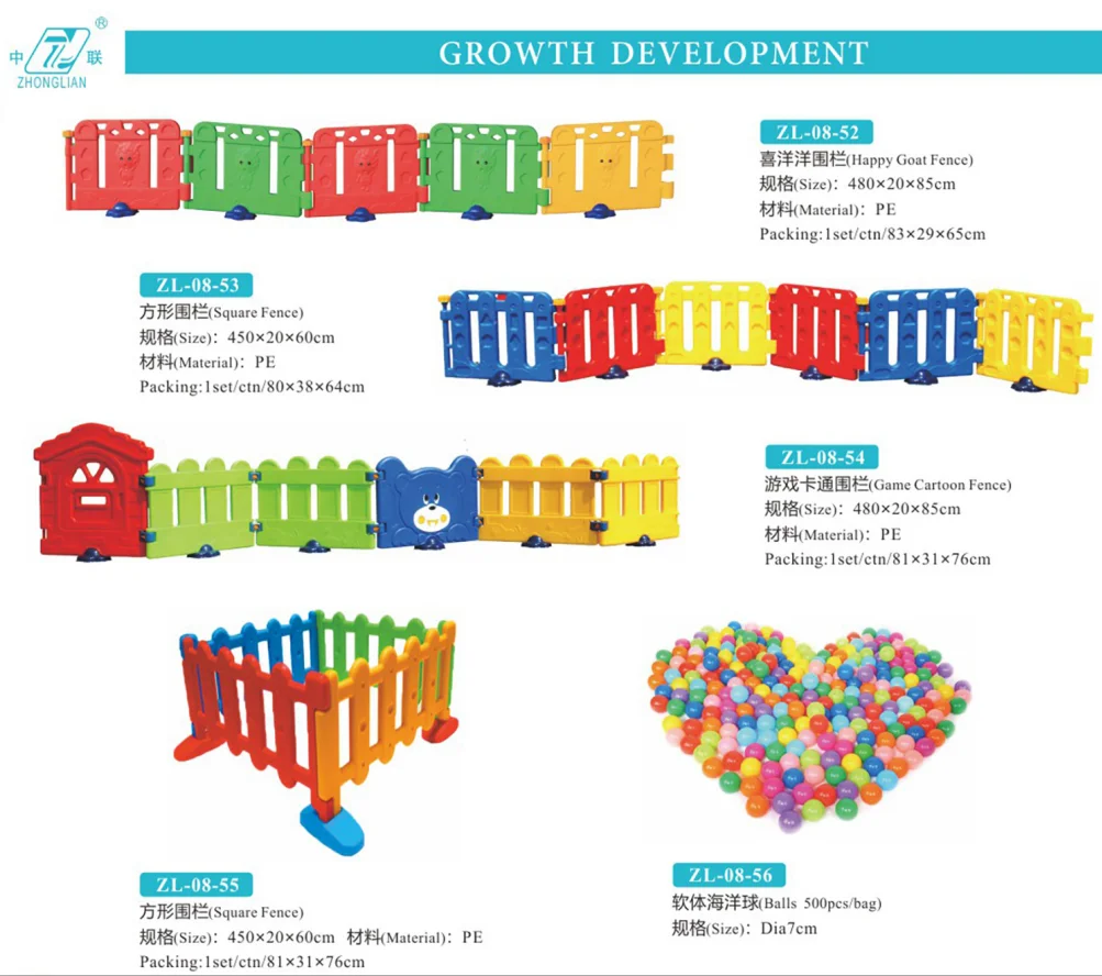 Safety Children Fence Plastic Toy Game Preschool Furniture Indoor Kids ...