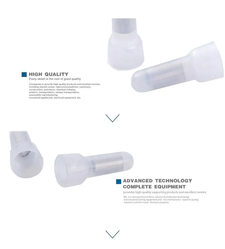 Insulated Closed-end Crimp Terminal Wire Connectors Ce1 Ce2 Ce5 Ce8 ...