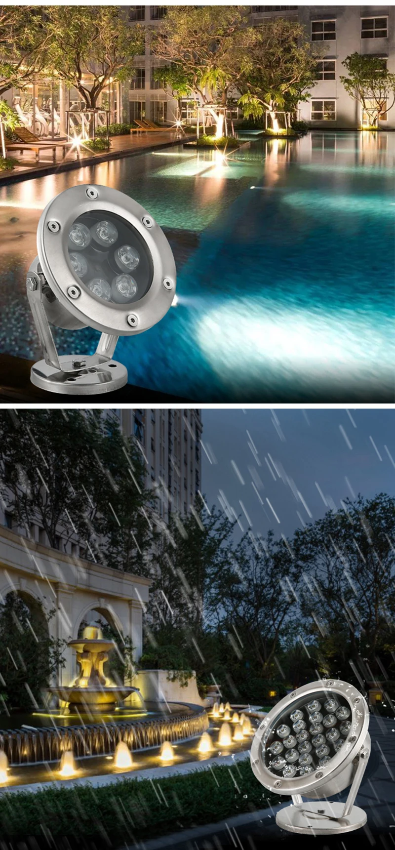 2020 New Lawn Pathway Garden Buried Inground Ip67 Outdoor Spot Light ...