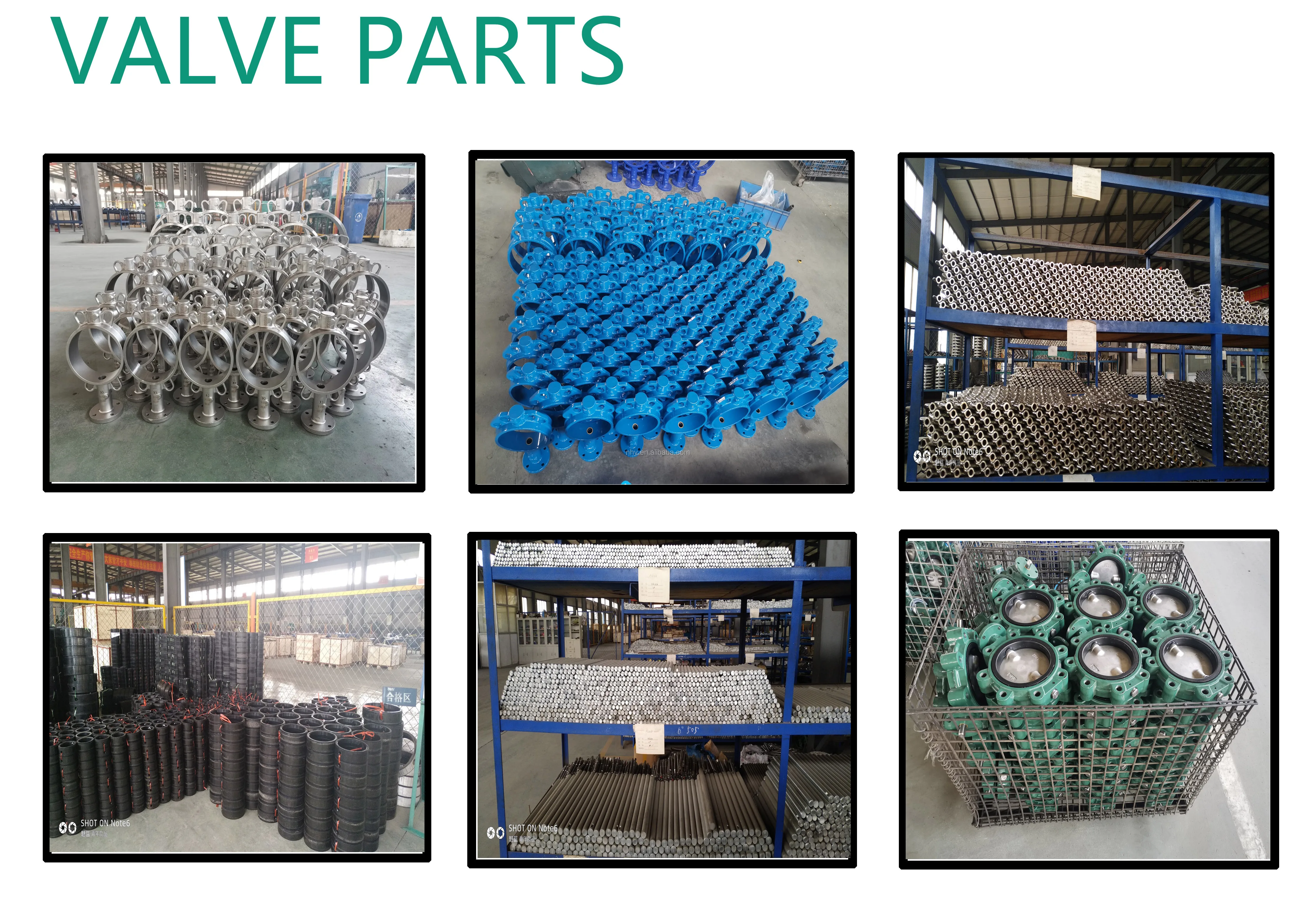 DN100 Short Neck Ductile Iron Weco Type Wafer Butterfly Valve DI DISC