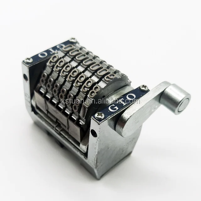 Convex Type Standard Rotary Numbering Machine For Printing - Buy ...