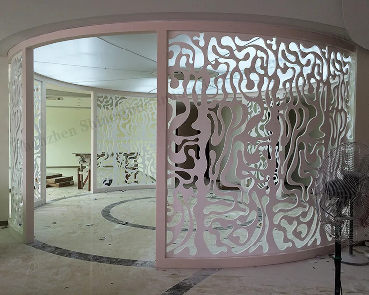 Custom Beautiful Design Aluminum Partition Fence Boards for Office ...