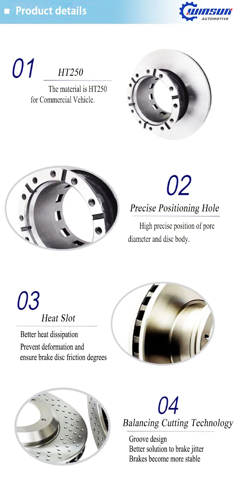 Ws82356 0004212212 A0004212212 Brake Disc For Mb Rotor Disk - Buy Brake ...