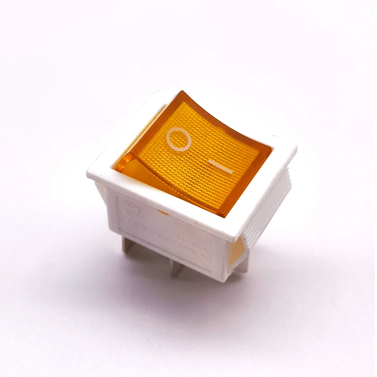 Colorful Head 4 Pins Double Pole Single Throw Rocker Switch With ...