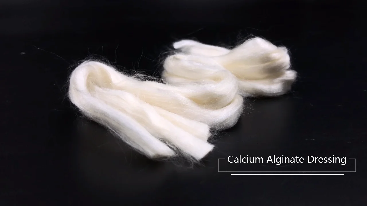 Medical Calcium Alginate Wound Dressing Calcium Alginate Hemostatic ...