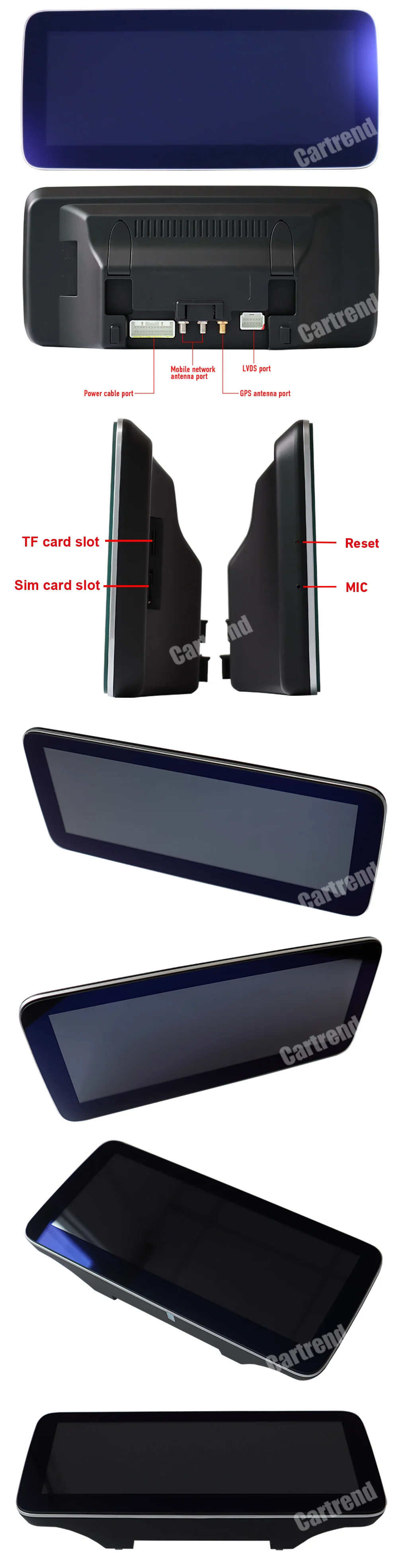 Car Tablet Multimedia W212 Android Head Unit Ntg4.7 Facelift Radio ...