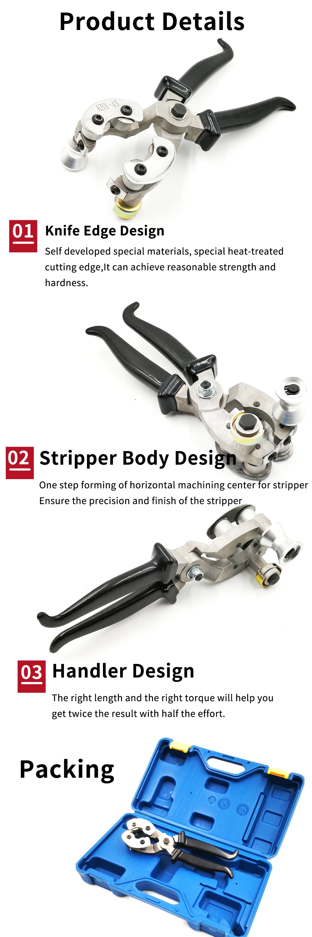 Haicable Mechanical Cable Stripper - Efficient & Durable