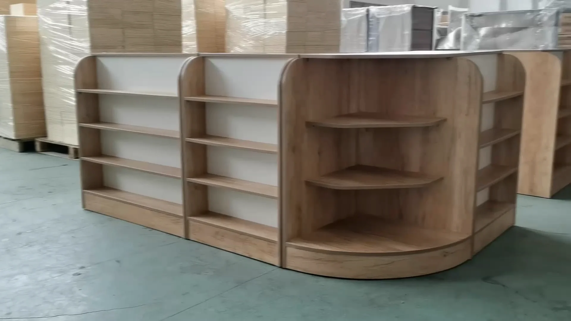 Design Supermarket Convenience Store Cash Counter Desk Checkout Counter ...