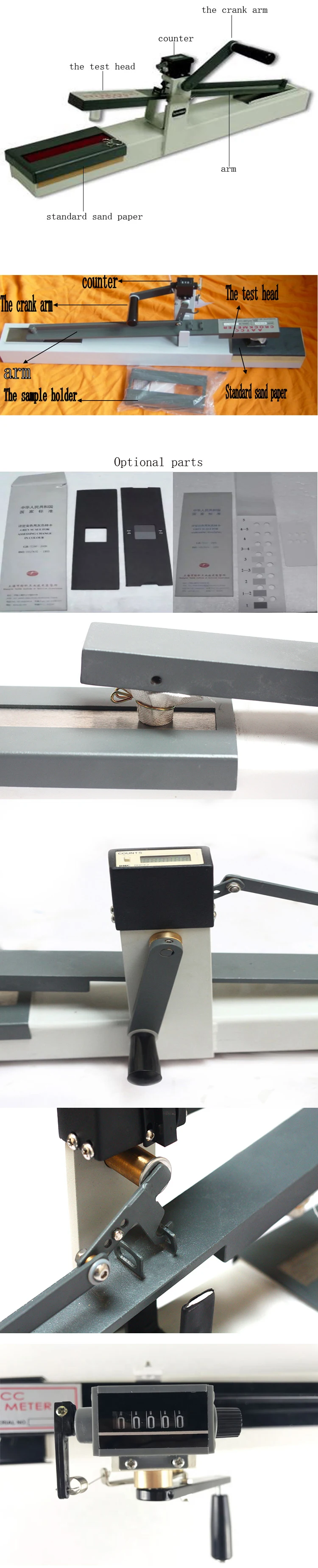 Manual Crocking Crock Aatcc Electronic Crockmeter Testing Machine Meter ...