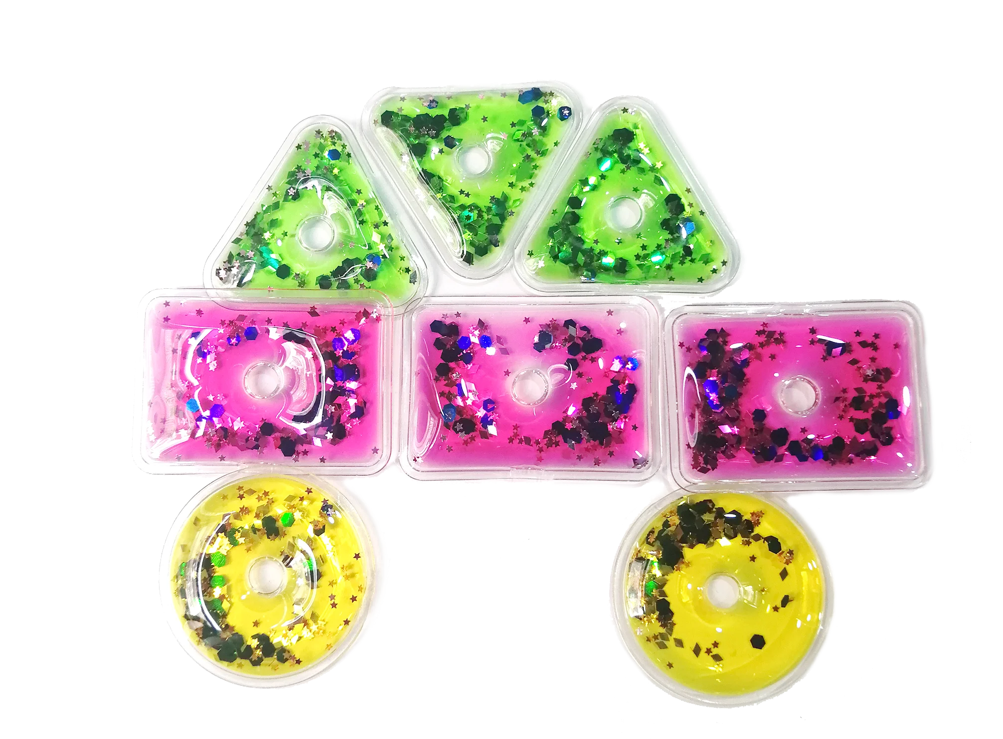 Sensory Toys Squidgy Sparkle Construction 3d Liquid Shape For Sensory ...