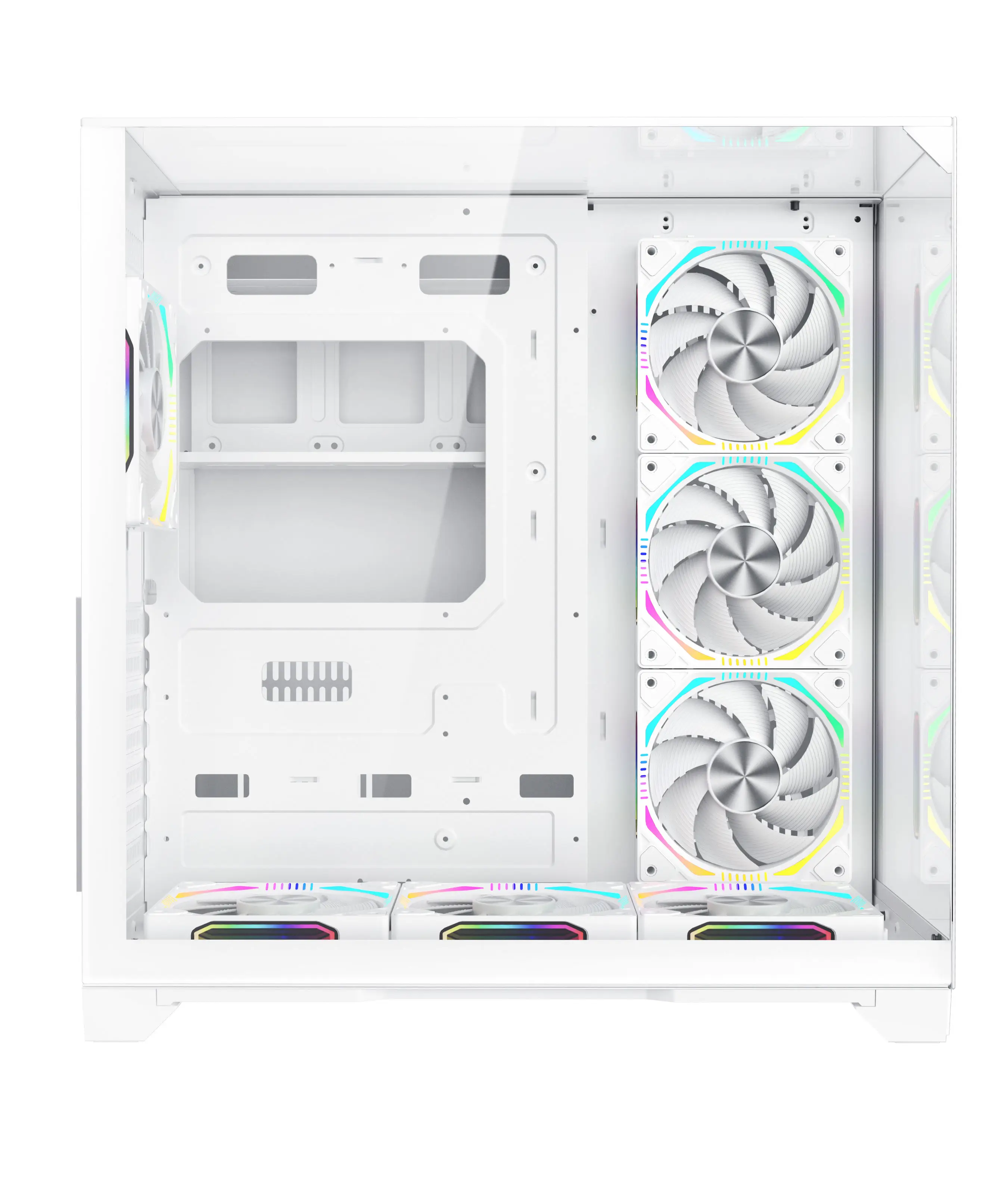 Custom Desktop Gaming PC Case - Transparent Tempered Glass