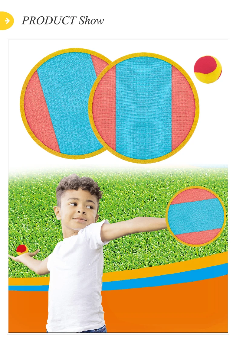Kids Outdoor Sport Set - Kindergarten Plastic Sticky Ball Game