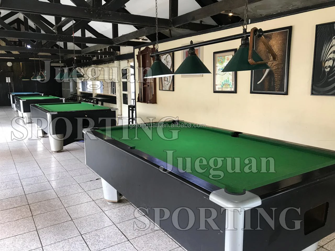 7ft/8ft Pool Table - Durable Slate Coin Operated Billiards