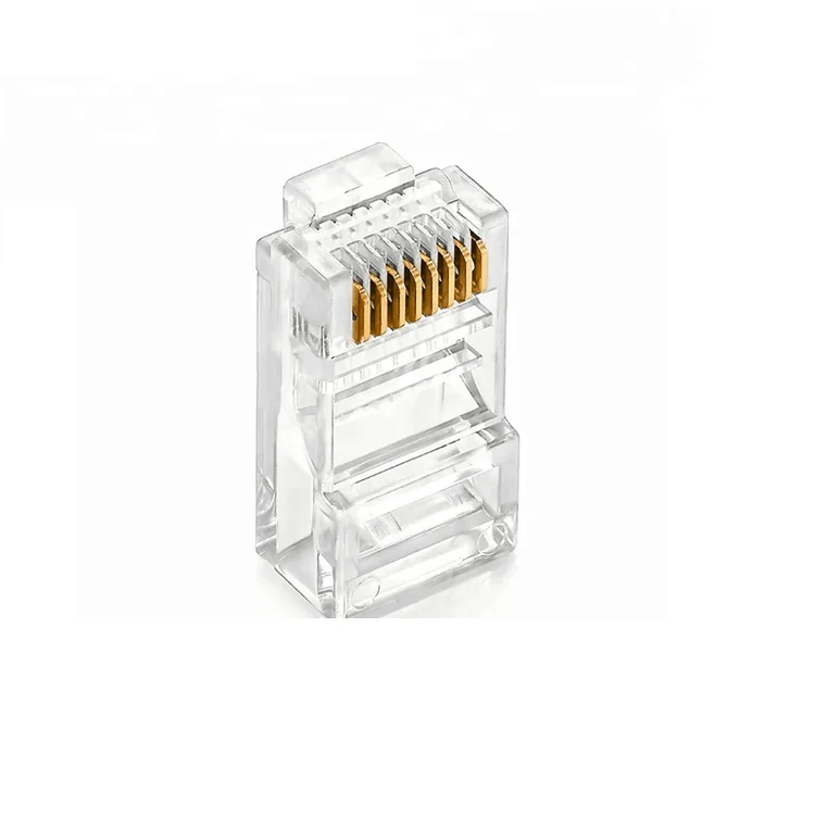 Rj45 Waterproof Crystal Head Ethernet Lan Connector Plug 8p8c Cat5 ...