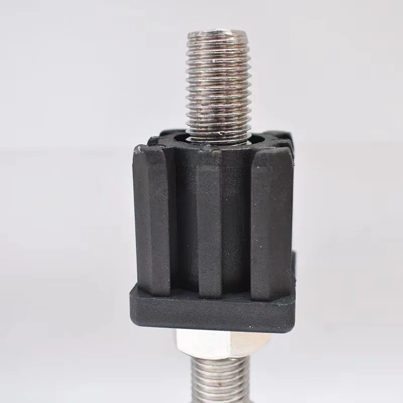 Threaded Tube Ends Conveyor Components Plastic Support Black Reinforced ...